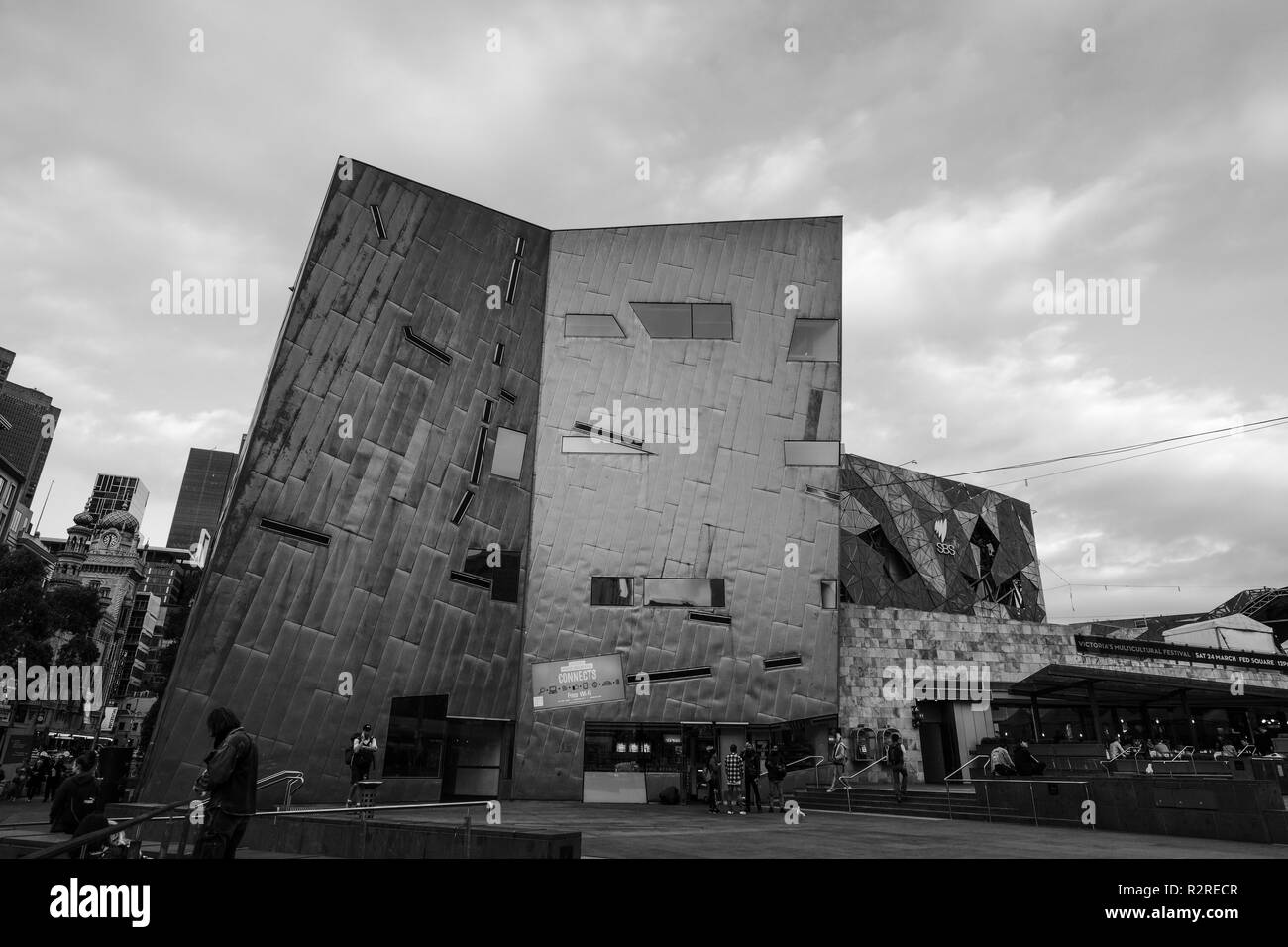 Federation Square - Melbourne Stock Photo - Alamy