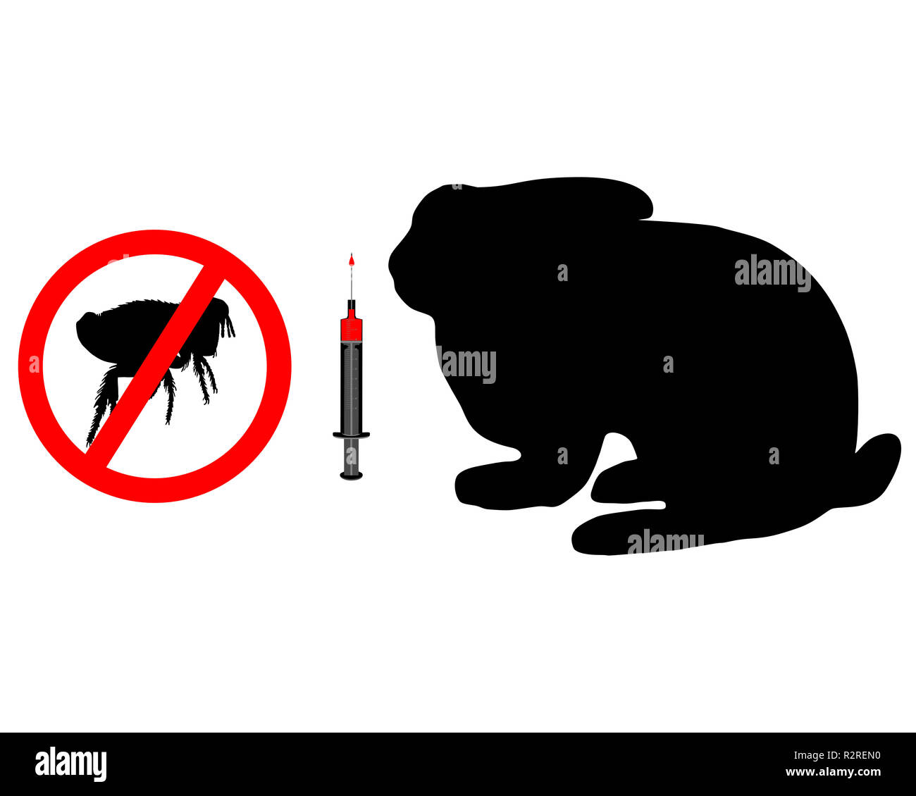 vaccination for rabbits Stock Photo - Alamy