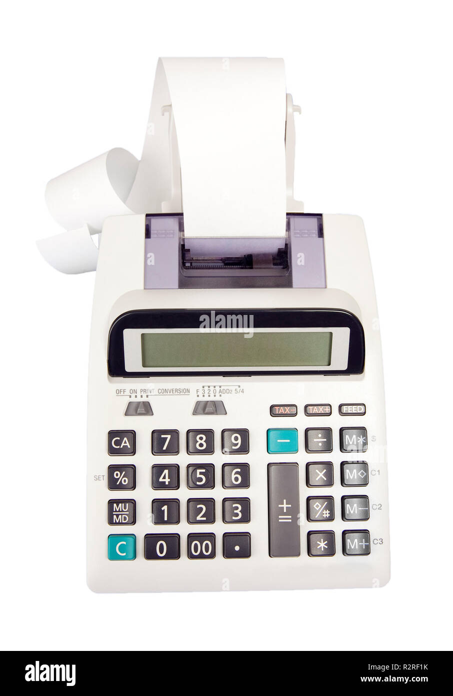 Accounting machine Cut Out Stock Images & Pictures - Alamy