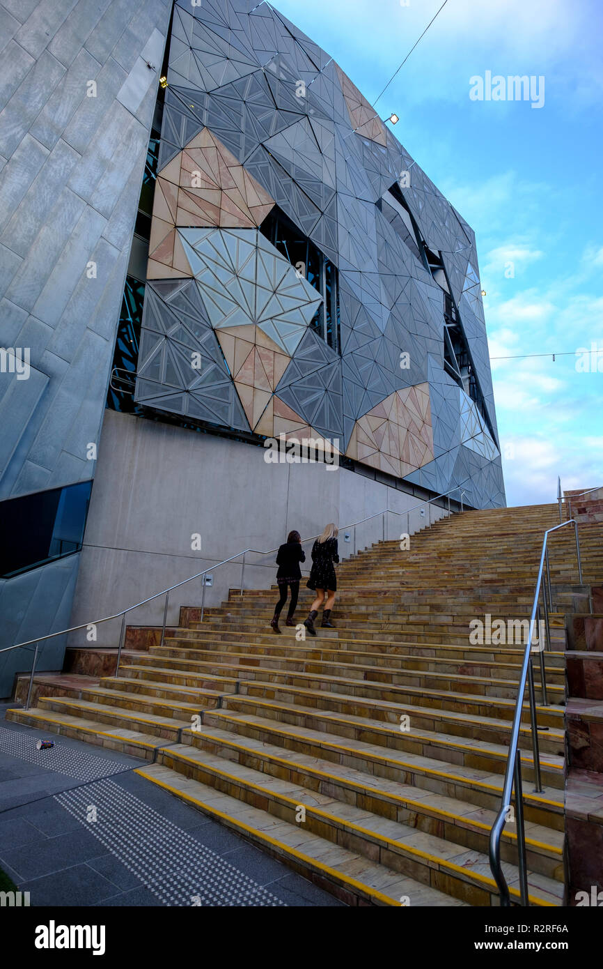 Federation Square - Melbourne Stock Photo - Alamy