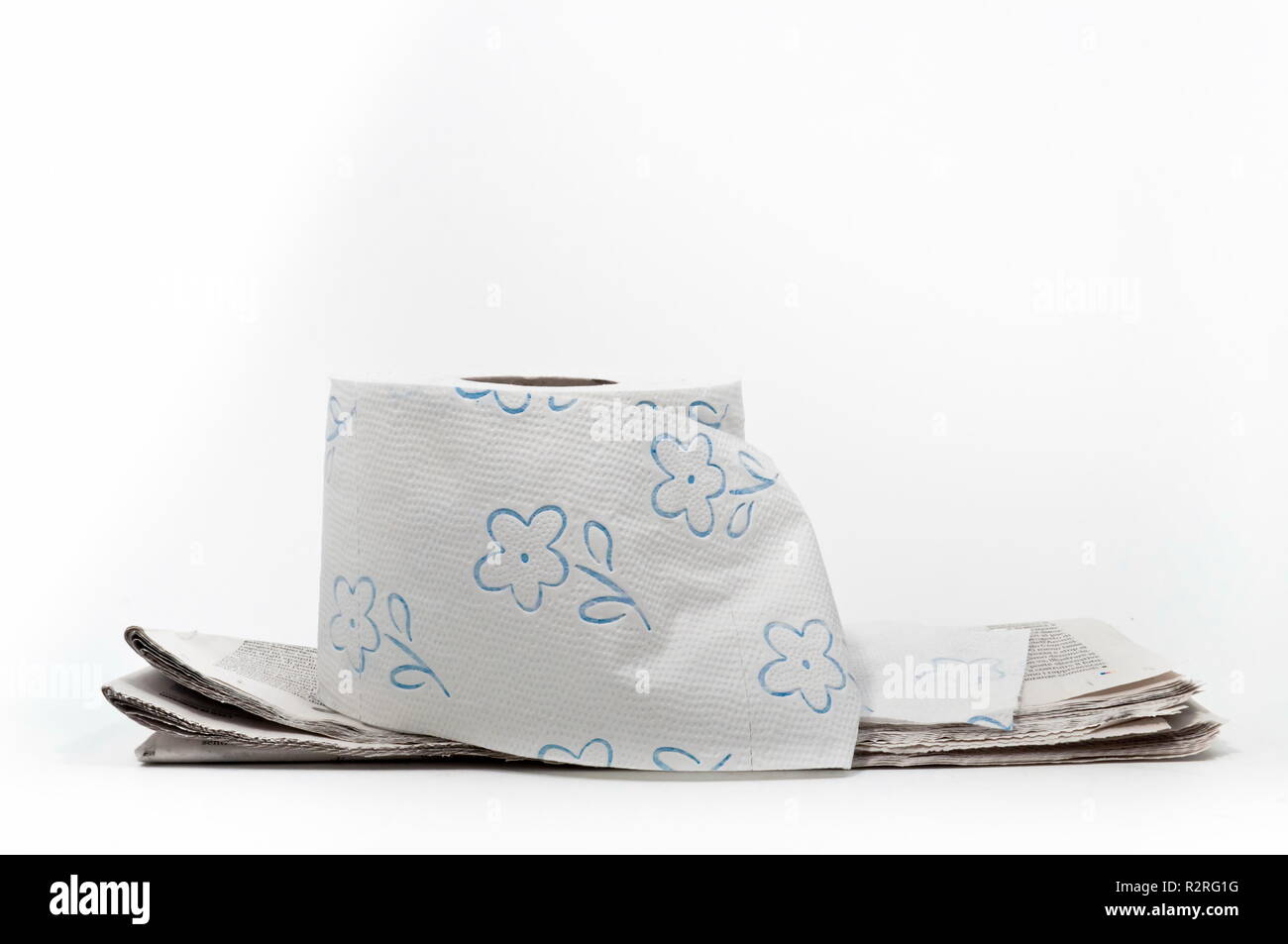 Newspaper toilet paper hi-res stock photography and images - Alamy