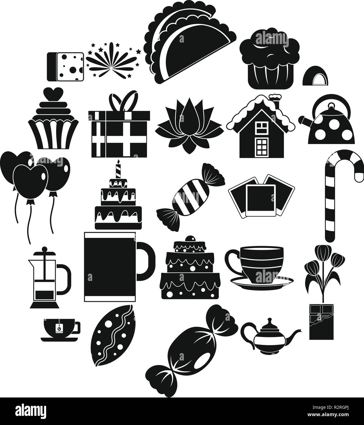 Bun fight Stock Vector Images - Alamy