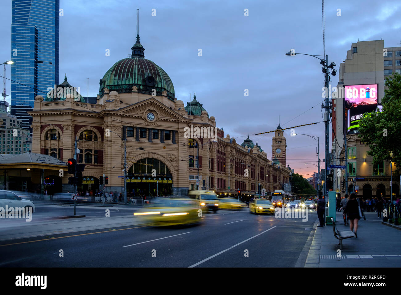 Flinders Street Railway Station Stock Photo - Alamy