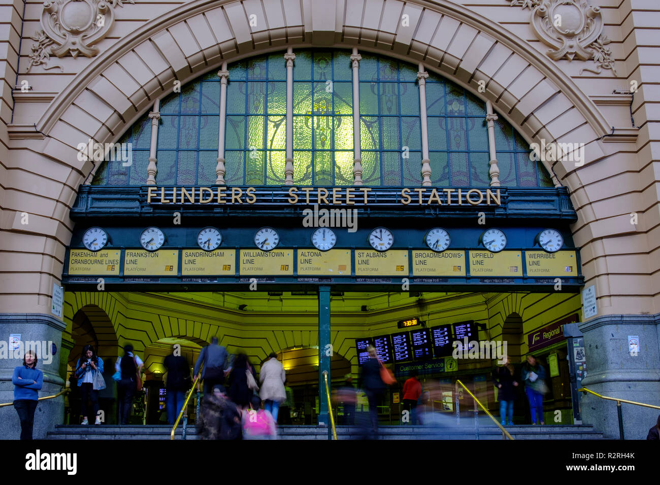 Flinders Street Railway Station Stock Photo - Alamy