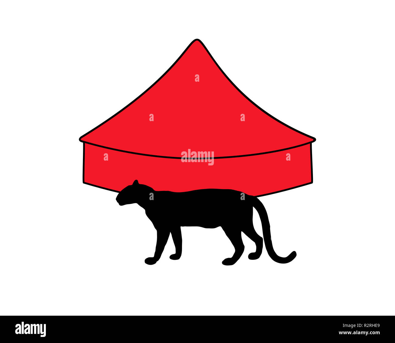Leopard in circus hi-res stock photography and images - Alamy