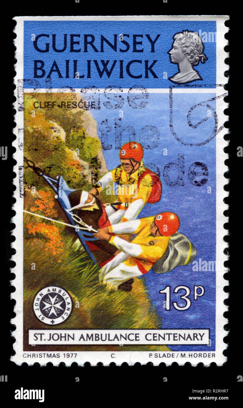 Stamp guernsey bailiwick hi-res stock photography and images - Alamy