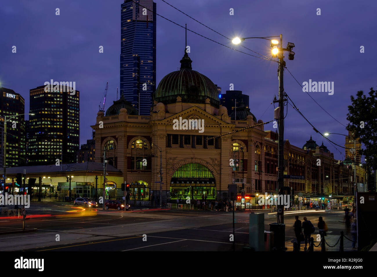 Flinders Street Railway Station Stock Photo - Alamy