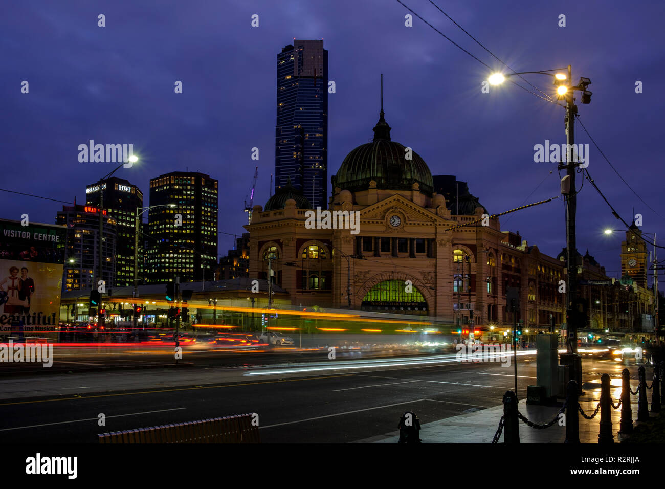 Flinders Street Railway Station Stock Photo - Alamy