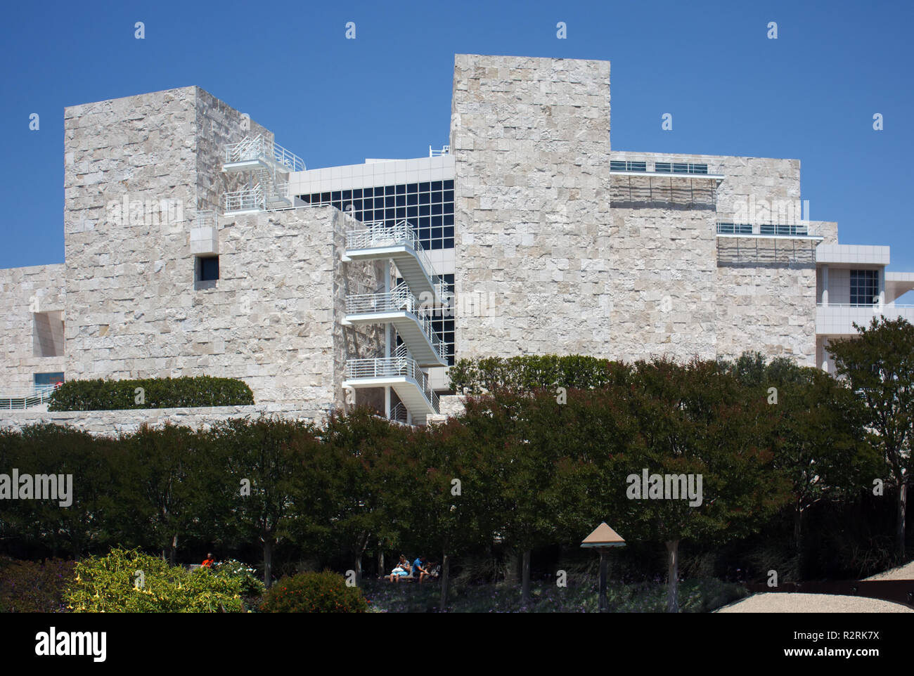 LOS ANGELES, USA - JUNE 4, 2009: The Getty Center museum in Los Angeles ...