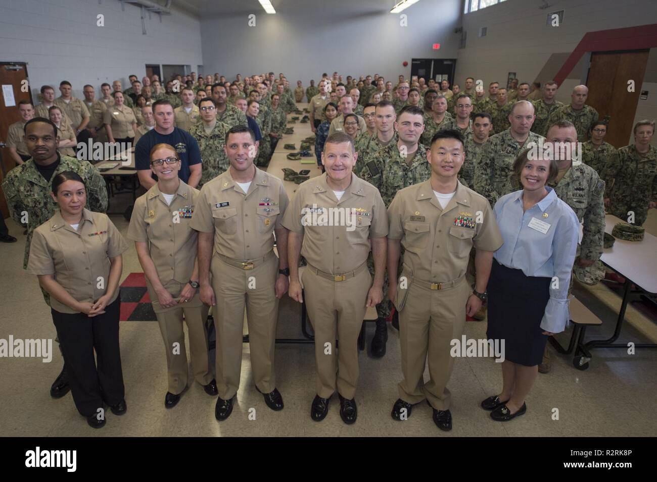 COLORADO SPRINGS, Colo. (November 4, 2018) Vice Adm. Luke M. McCollum ...