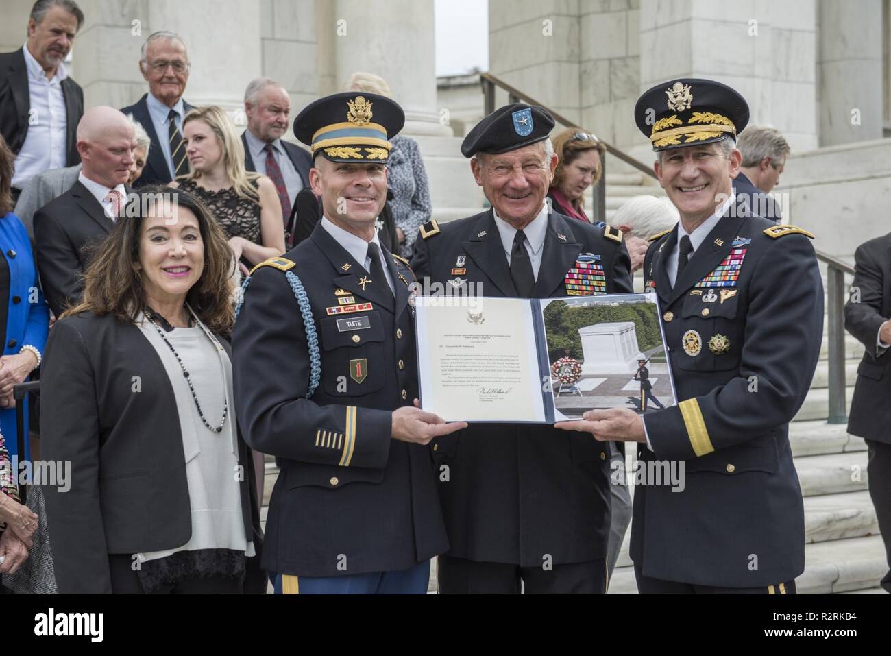 (From left to right) Karen Durham-Aguilera, executive director, Army ...