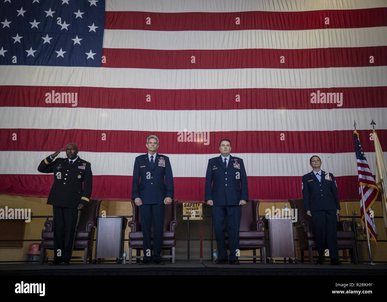 Brig. Gen. Jemal J. Beale, The Adjutant General of New Jersey, left ...