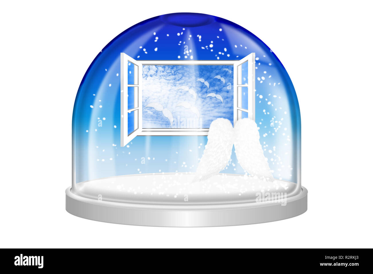 Globe centre Cut Out Stock Images & Pictures - Alamy