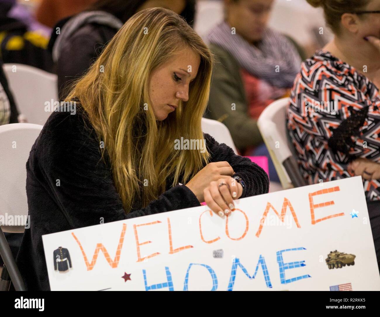 Friends and family of Marines with Marine Tactical Electronic Warfare ...