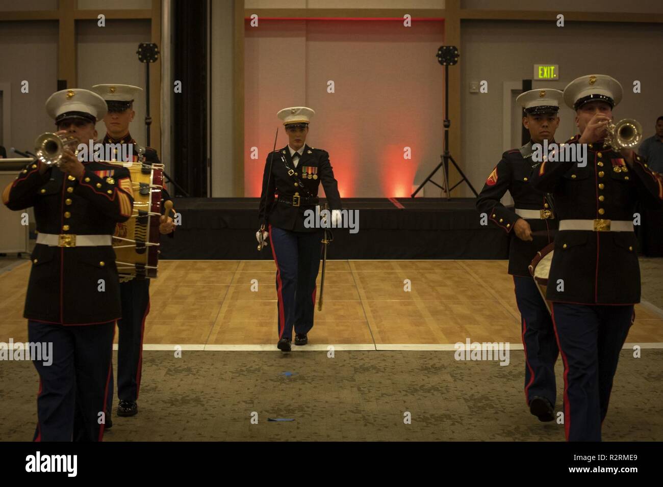 U.S. Marine Corps 1st Lt. Megan Pinard, adjutant for the Marine ...