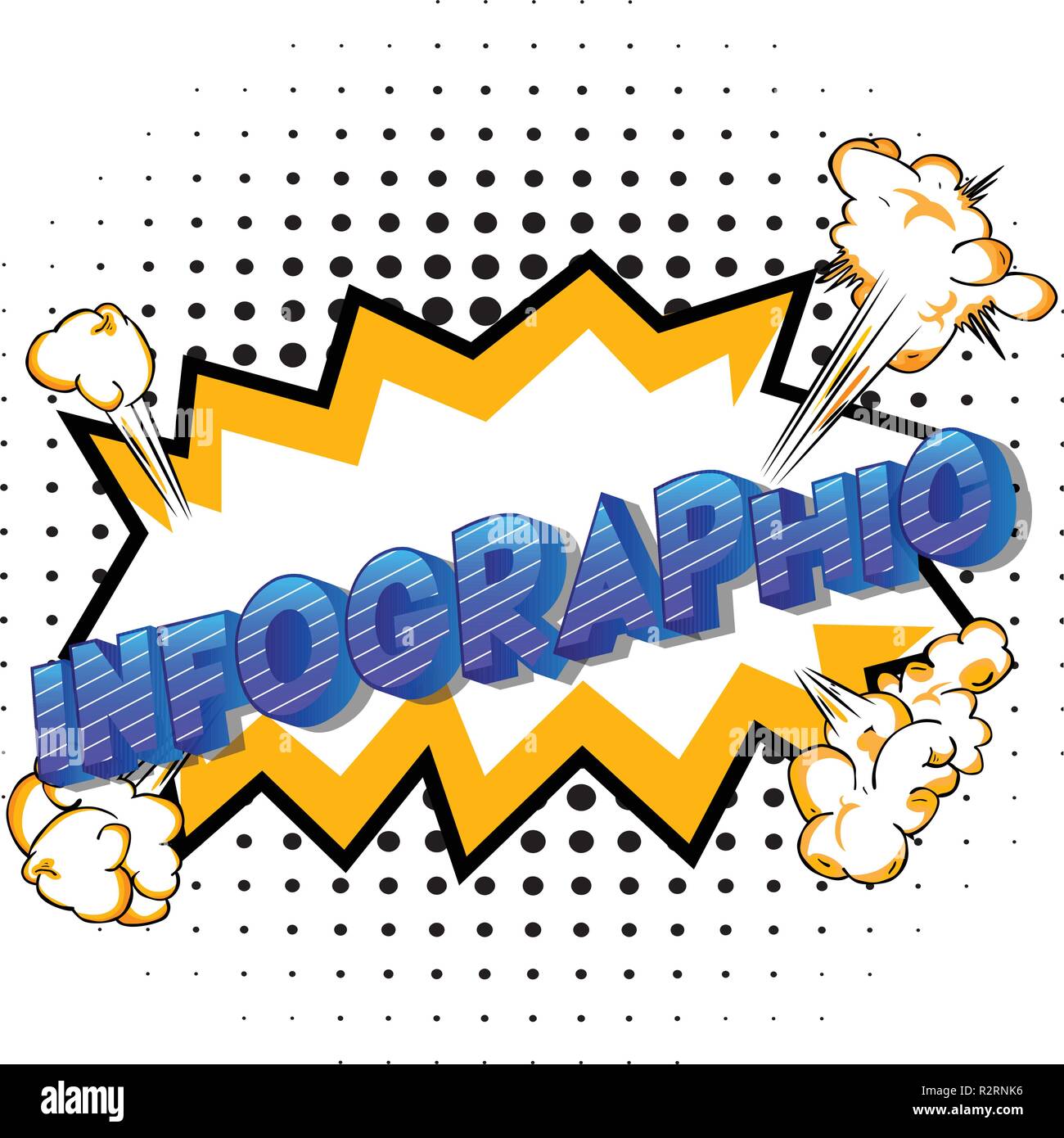 Infographic - Vector illustrated comic book style phrase Stock Vector ...