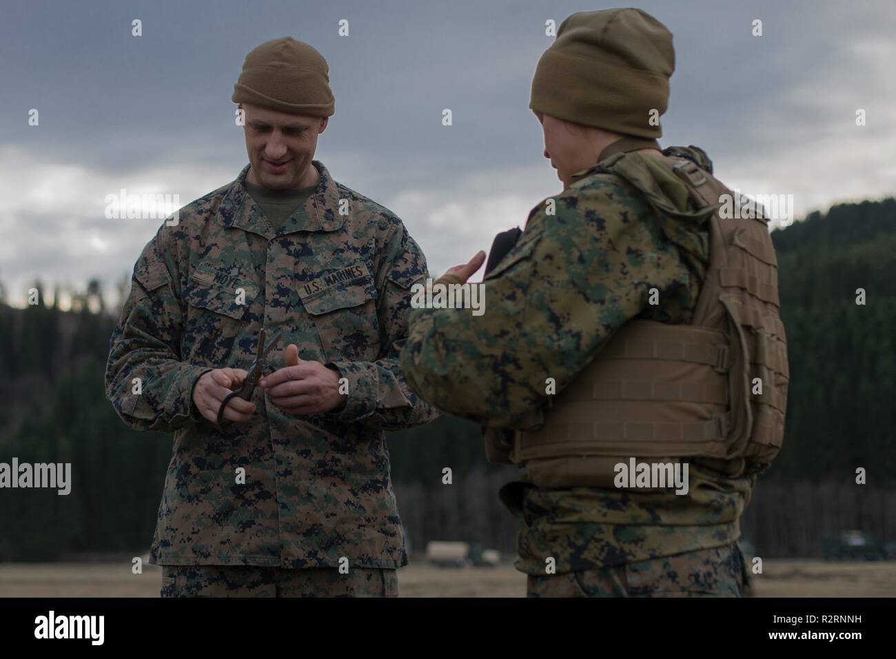 U.S. Marine Corps Lt. Col. Joseph E. Moye, the commanding officer of ...