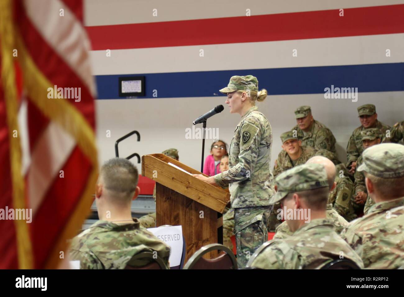 Capt. Sarah Broderick, commanding officer, 504th Military Intelligence ...
