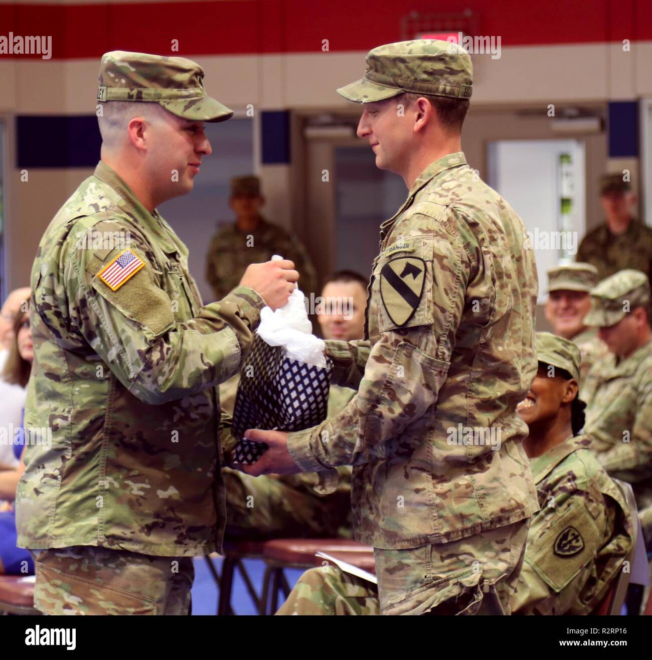 Spc. Kolby Wimberley, left, 504th Miitary Intelligence Brigade ...