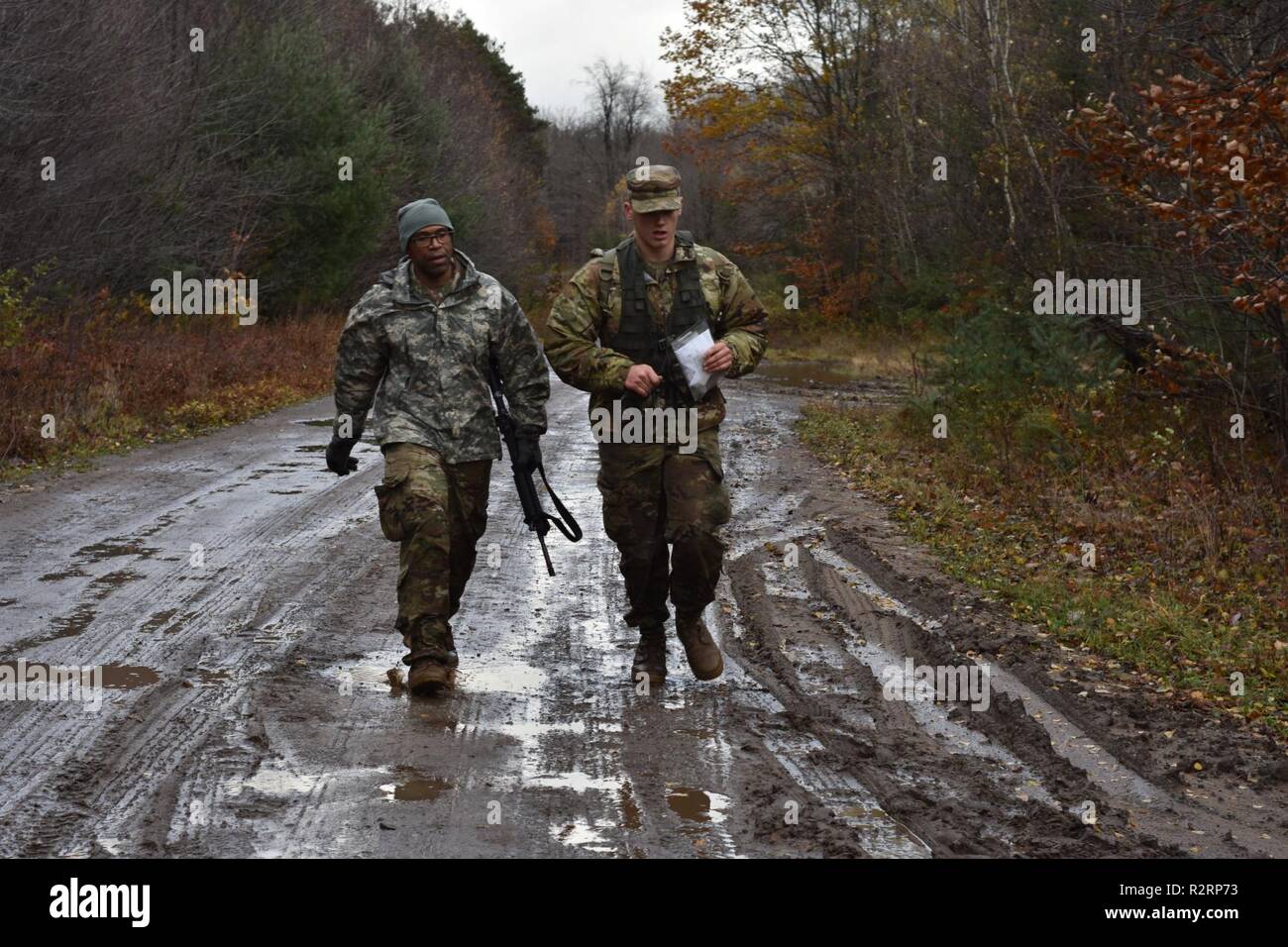 New York Army National Guard Pvt. Roy Bernard, assigned to HHC 27th ...