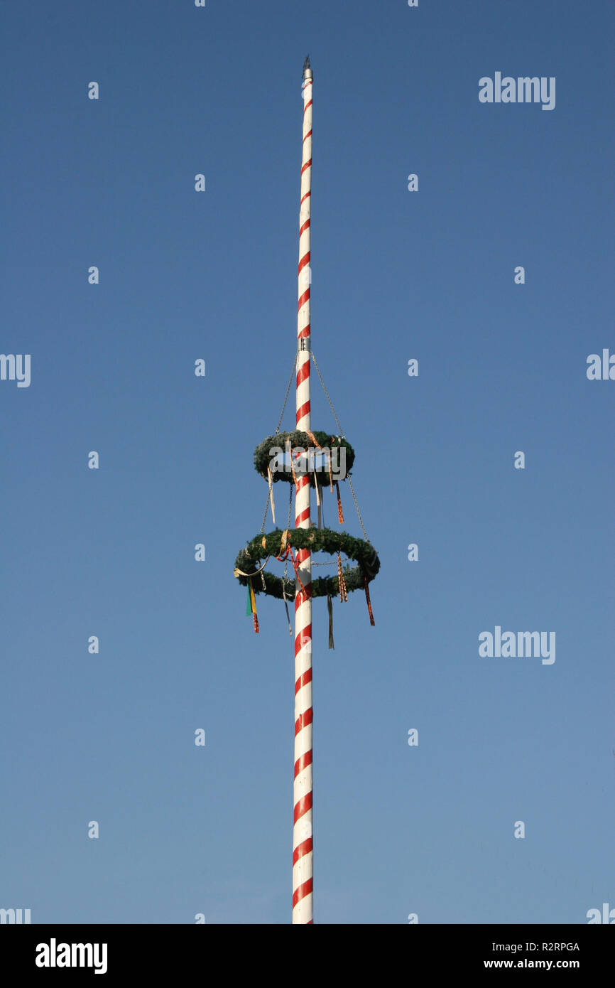 maypole in bavaria Stock Photo - Alamy