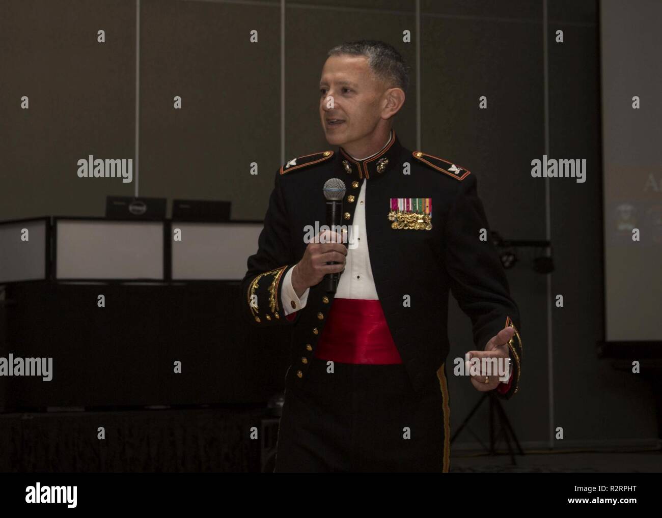 U.S. Marine Corps Colonel William C. Gray, commanding officer of 6th ...