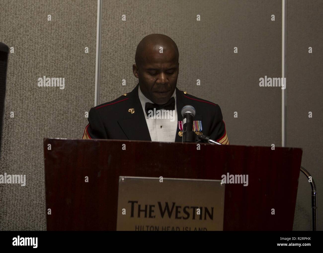 U.S. Marine Corps Sergeant Major William C. Carter, the Manpower ...