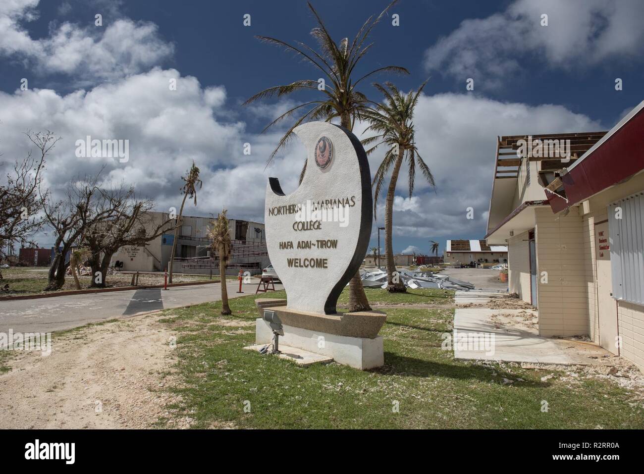 A picture taken of Northern Marianas College in Saipan, Commonwealth of ...