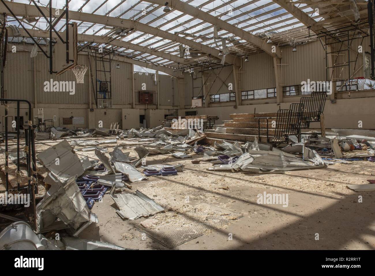 The gymnasium in Northern Marianas College was one of many facilities ...