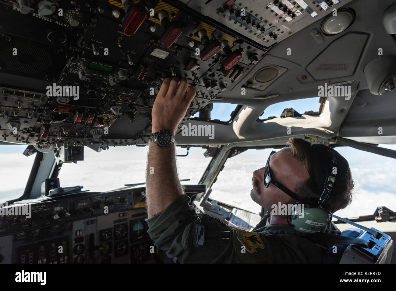 U.S. Air Force Maj. Aaron Shanor, 961st Airborne Air Control Squadron ...