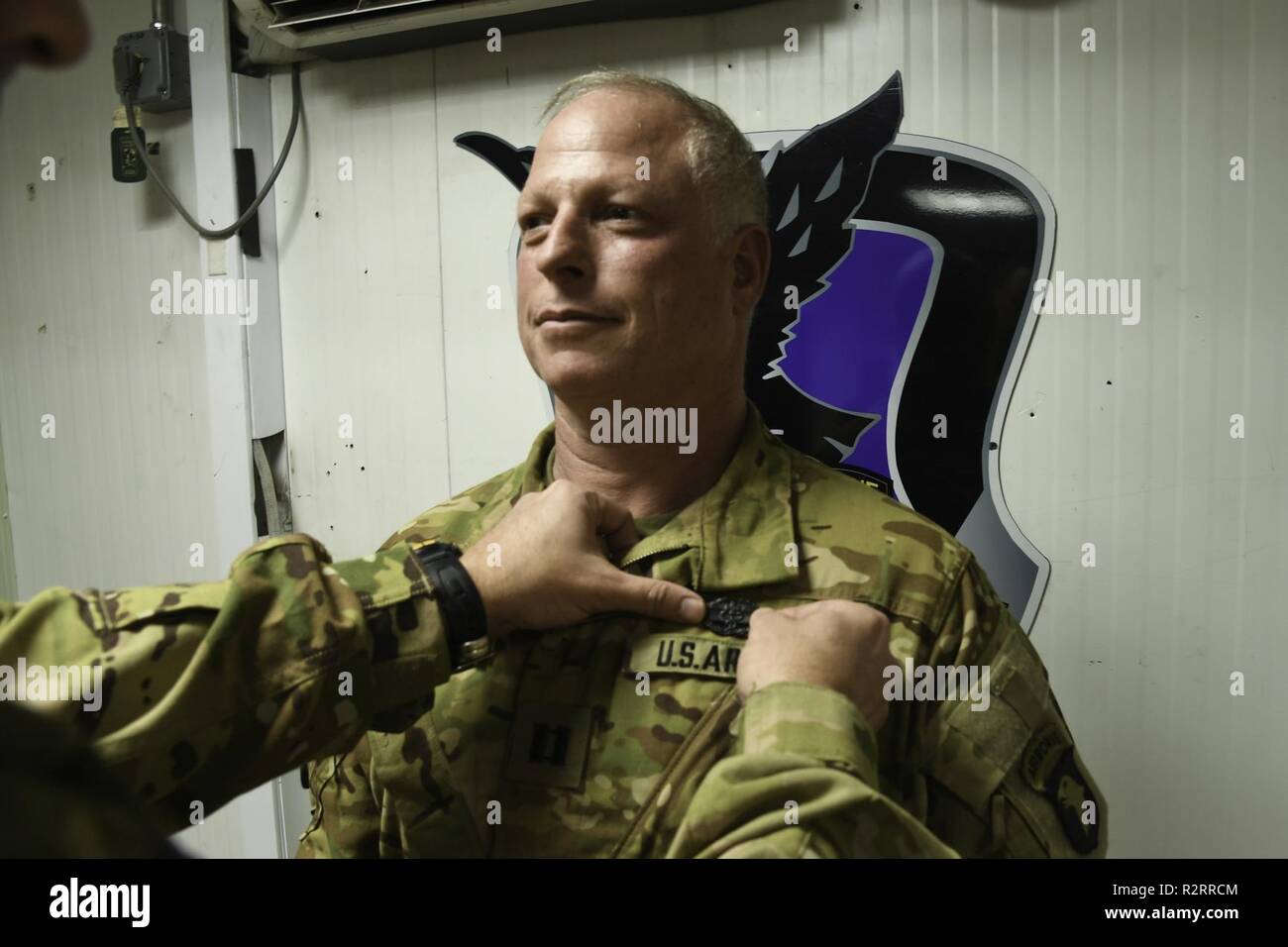 U.S. Army Lt. Col. John S. Hellums, Task Force Destiny brigade surgeon ...