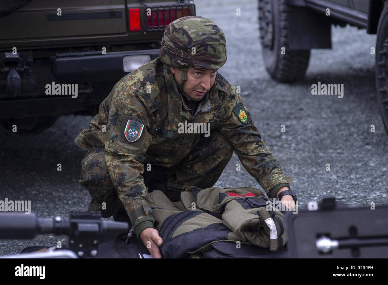 Norway (November 5th, 2018) Private Ivailo Ivanov, assigned to ...