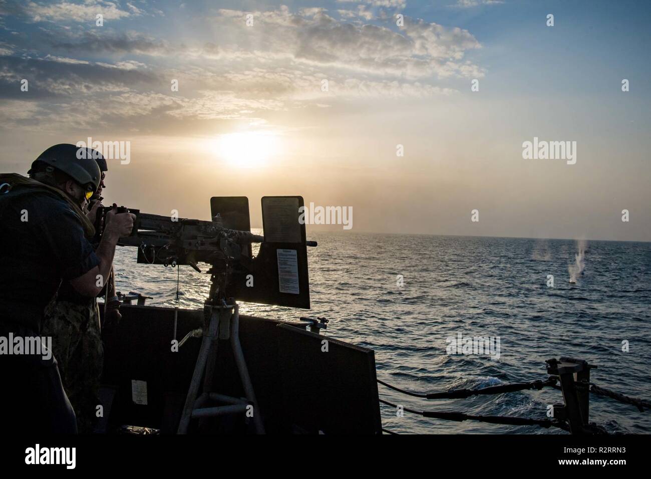ARABIAN GULF (Nov. 6, 2018) Sonar Technician (Surface) 3rd Class Thomas ...