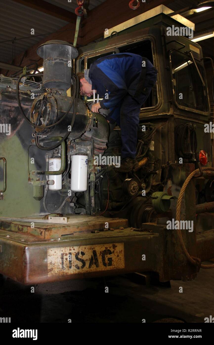 Robin Siller, mechatronic apprentice BASOPS Maintenance Division in his ...