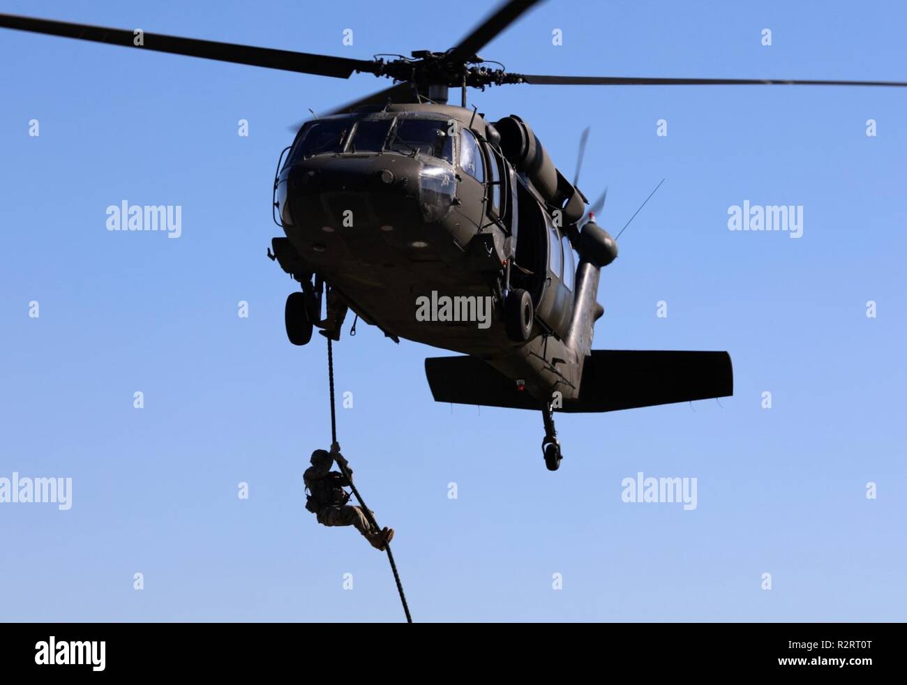 A U.S. Army Ranger, assigned to the 5th Ranger Training Battalion ...