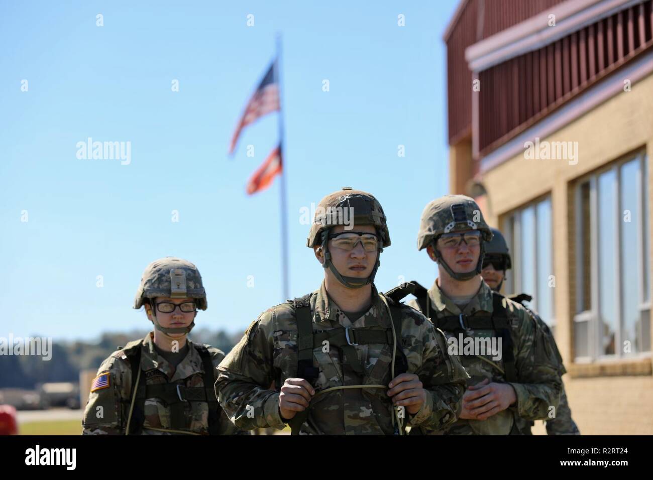 A group of U.S. Army Soldiers, assigned to the 5th Ranger Training ...