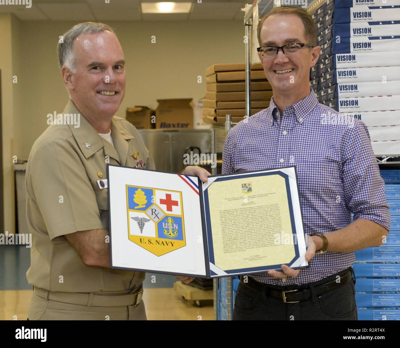 Navy pharmacy civilian pharmacist of the year hi-res stock photography ...