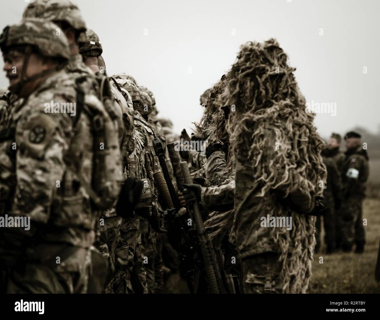 Battle Group Poland kicks off Exercise Anakonda, which is a large-scale ...