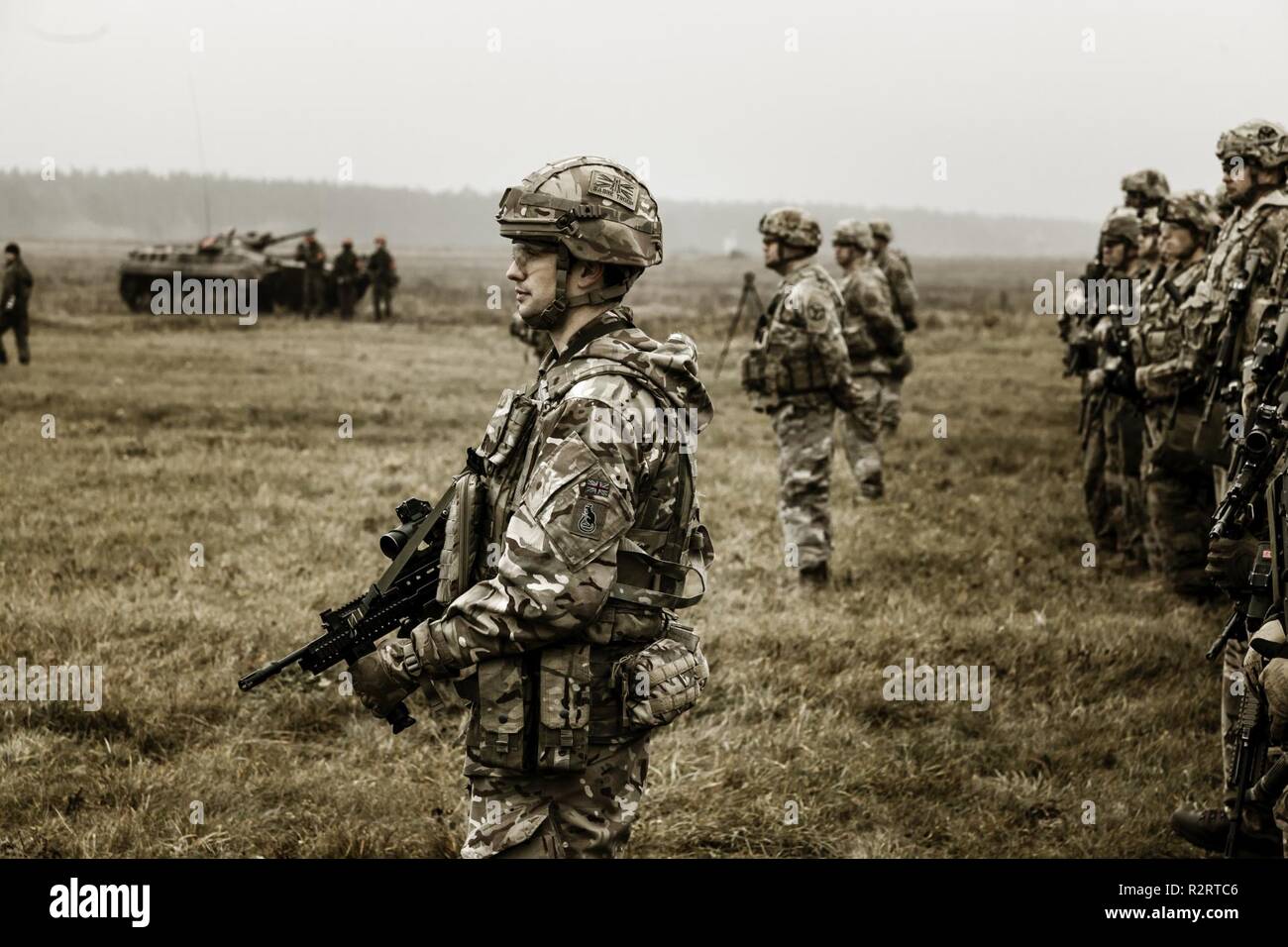 Battle Group Poland kicks off Exercise Anakonda, which is a large-scale ...