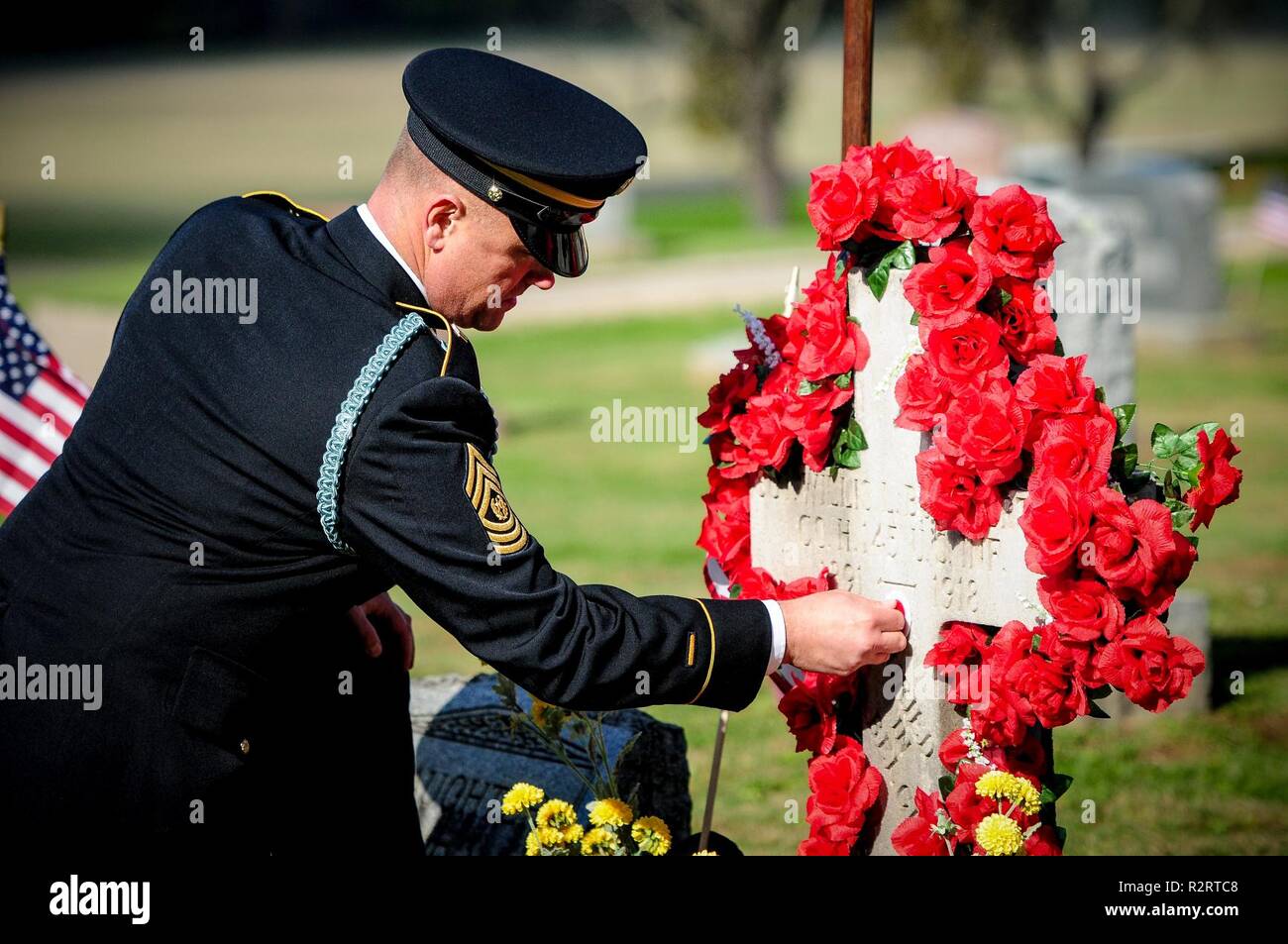 Command Sgt. Maj. Jeff Schuster, command sergeant major of the 37th ...