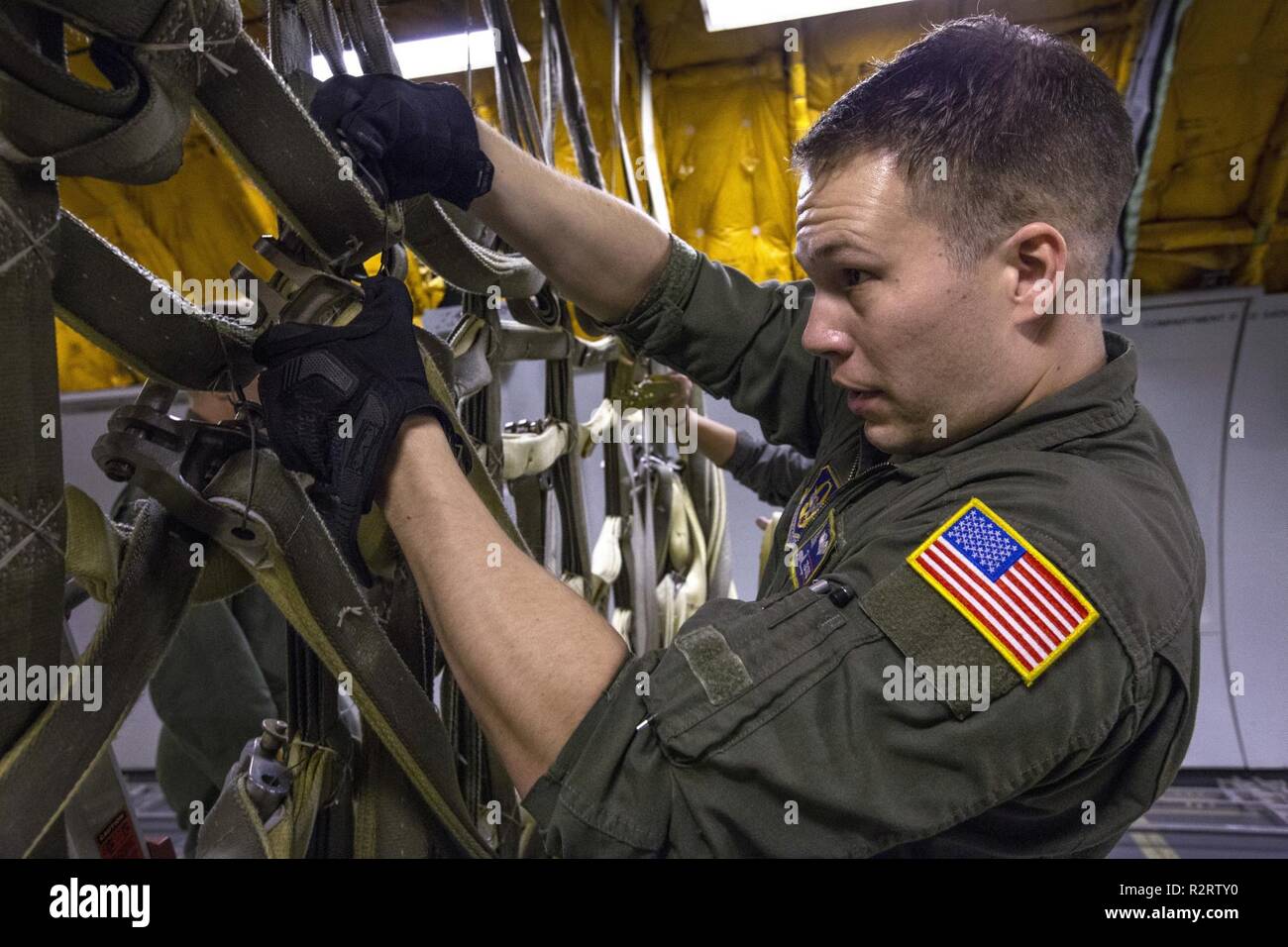 U.S. Air Force Staff Sgt. Greg M. Coburn, a KC-10 Extender boom ...