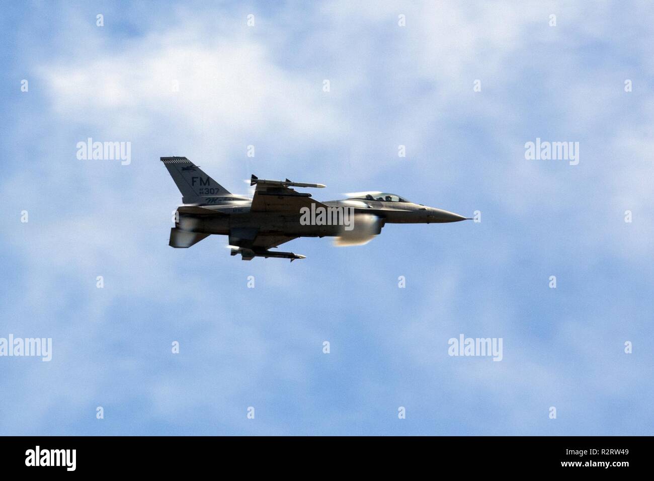 Vapor forms on a U.S. Air Force F-16 Fighting Falcon with the 482nd ...
