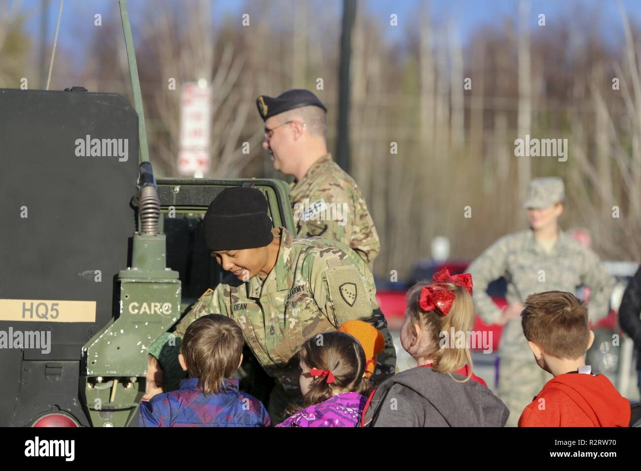 Sgt. 1st Class Joyce Dean, left, and Chief Master Sgt. Bryan Morberg ...
