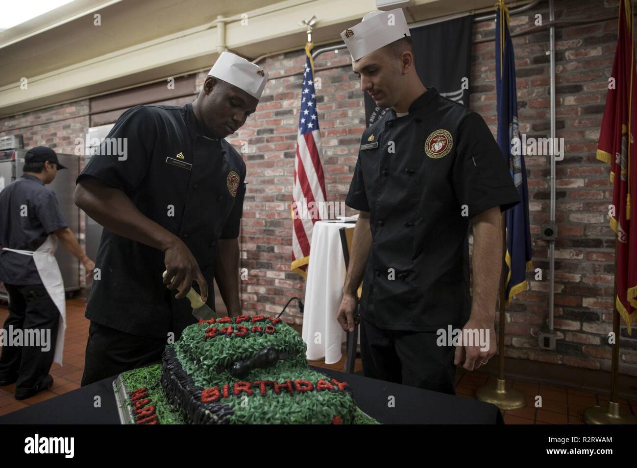 Cpl. Tyreek Braitwaite, an assistant chef cook with 1st Battalion, 3rd ...