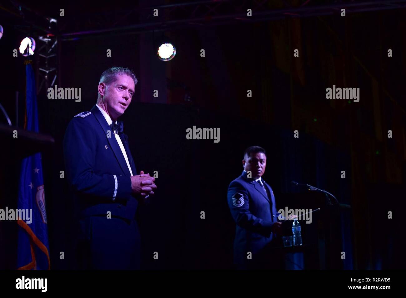U.S. Air Force Col. Sean Navin, commander of the 163d Attack Wing ...