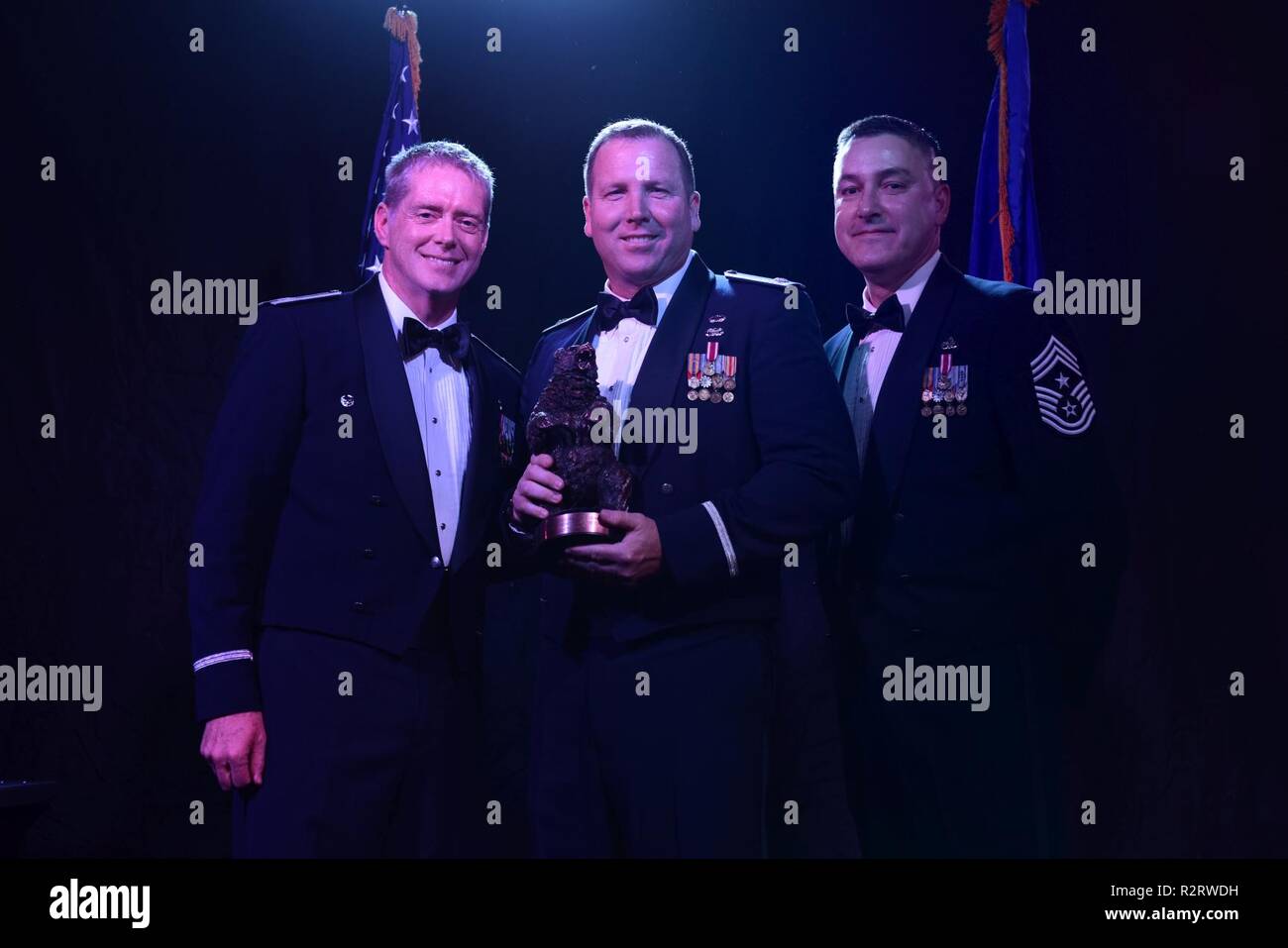 U.S. Air Force Col. Sean Navin, commander of the 163d Attack Wing (ATKW ...