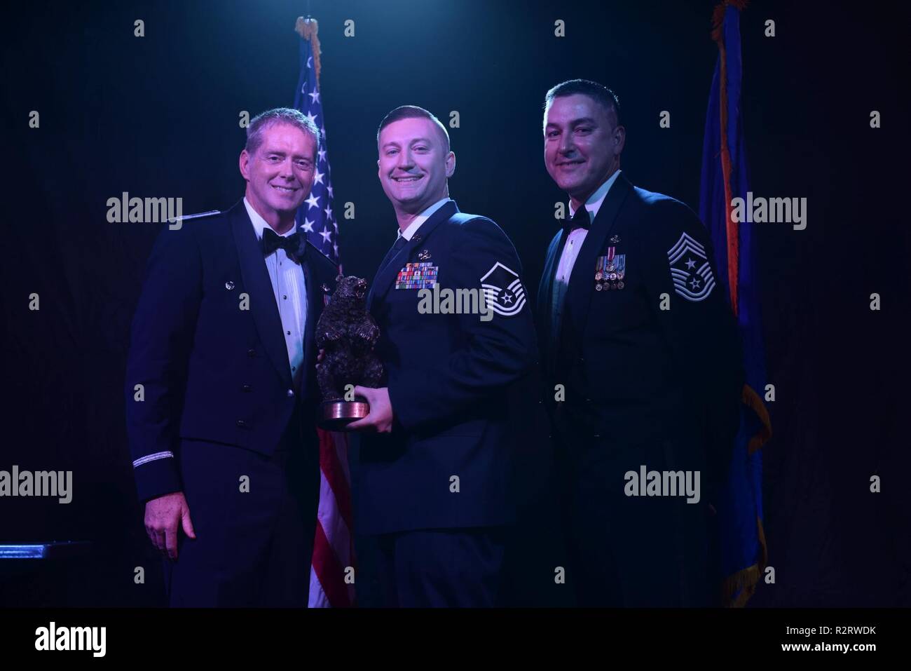 U.S. Air Force Col. Sean Navin, commander of the 163d Attack Wing (ATKW ...