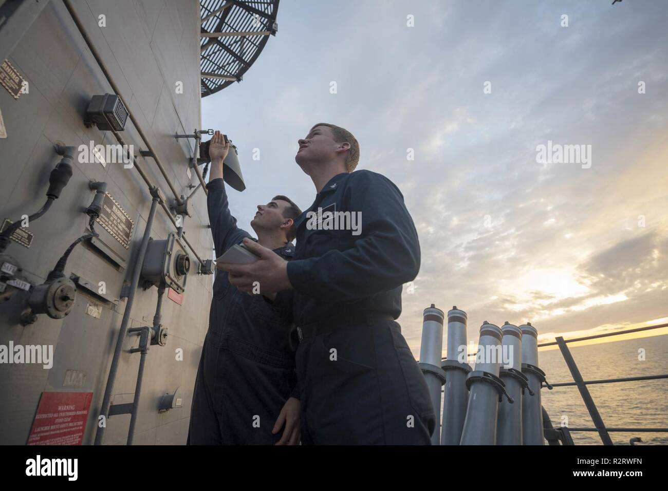 EAST CHINA SEA (Nov. 7, 2018) Fire Controlman (Aegis) 3rd Class Devyn ...