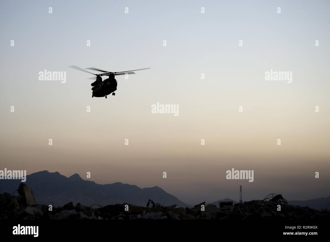 U.S. Air Force pararescue Airmen conduct helicopter hoist training Nov ...
