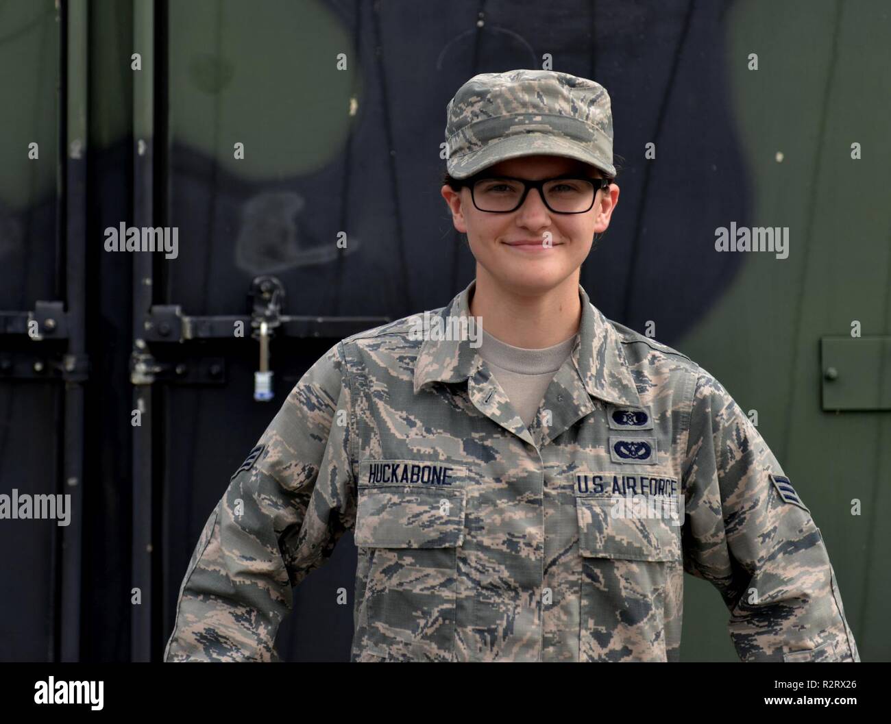 Senior Airman Daria Huckabone, 325th Civil Engineer Squadron emergency ...
